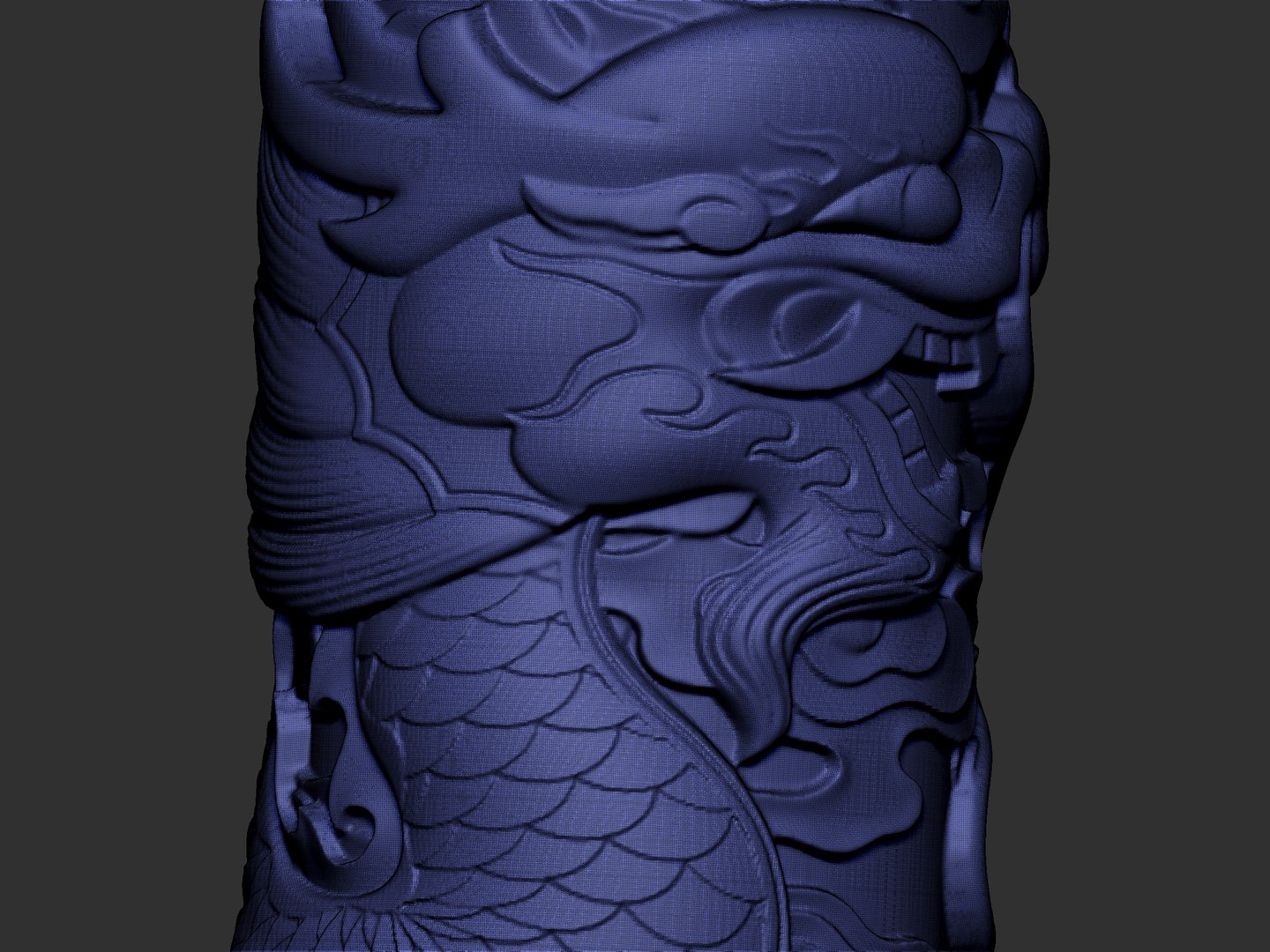 3D Dragon And Phoenix Pillars Model - TurboSquid 2170703