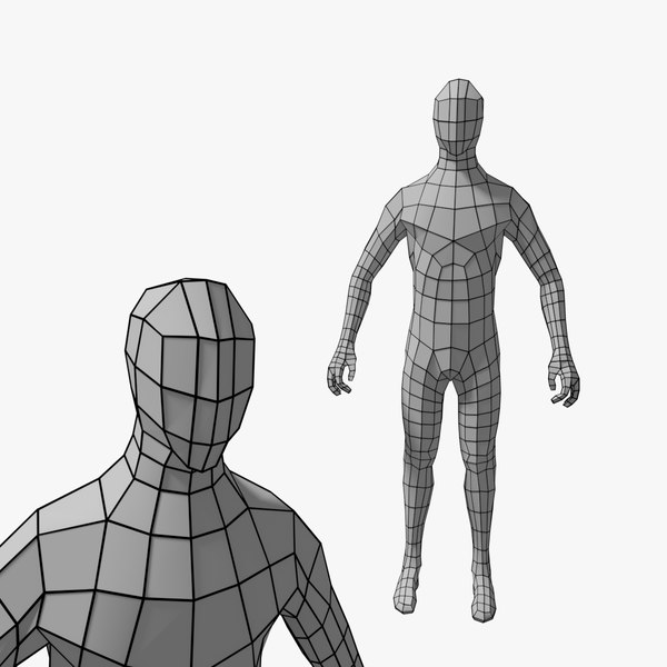 Base mesh character male model - TurboSquid 1624974