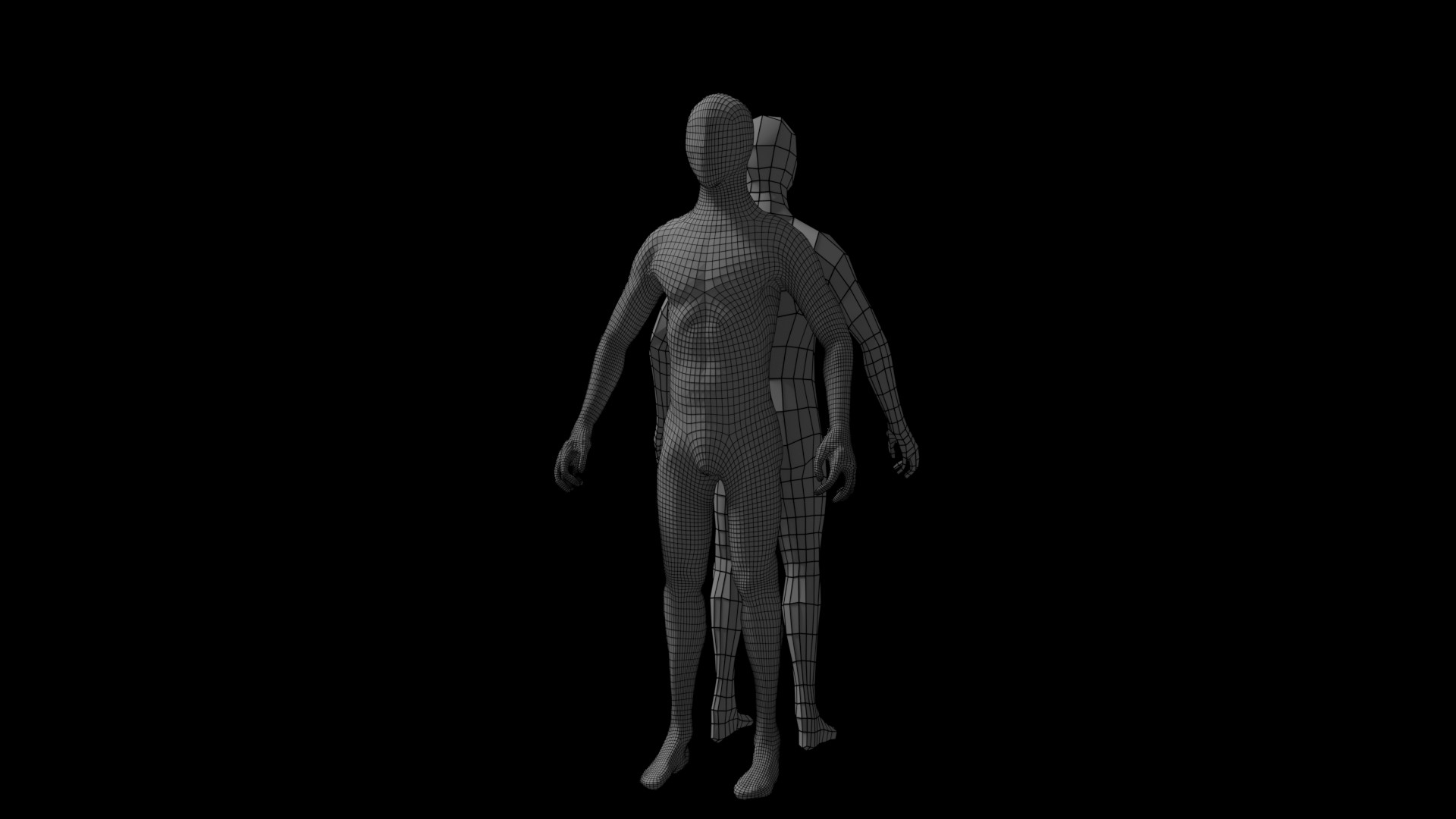 Base Mesh Character Male Model - TurboSquid 1624974