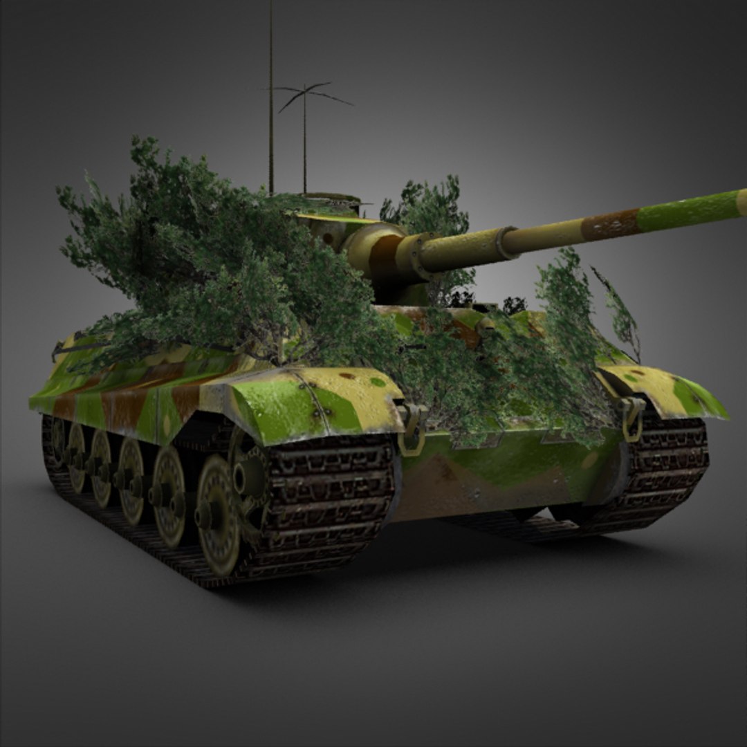 King Tiger Tank 3d Max