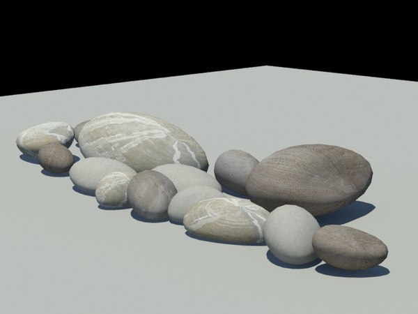 stones 3d model