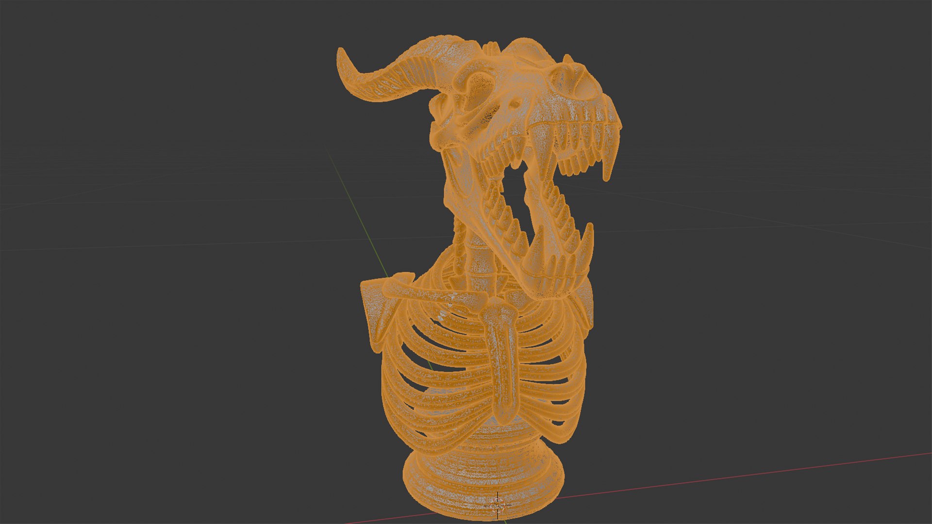 Skeleton Dragon Skull Bust 3D Printable Model 3D Model - TurboSquid 2464148