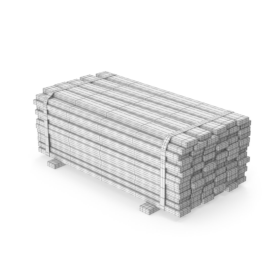 3D Stacked Wood Planks Collection Model - TurboSquid 2096357