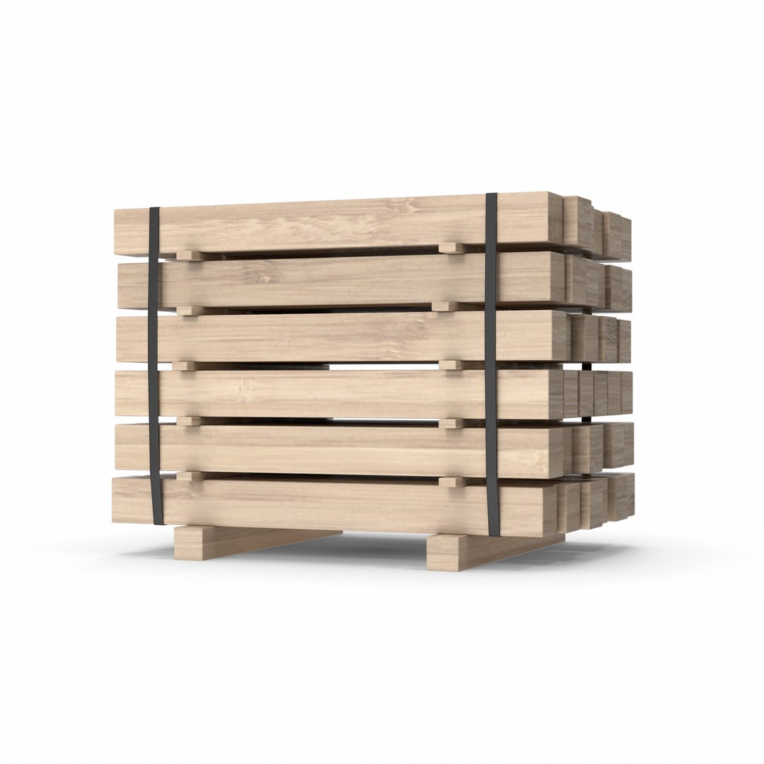 3D Stacked Wood Planks Collection Model - TurboSquid 2096357
