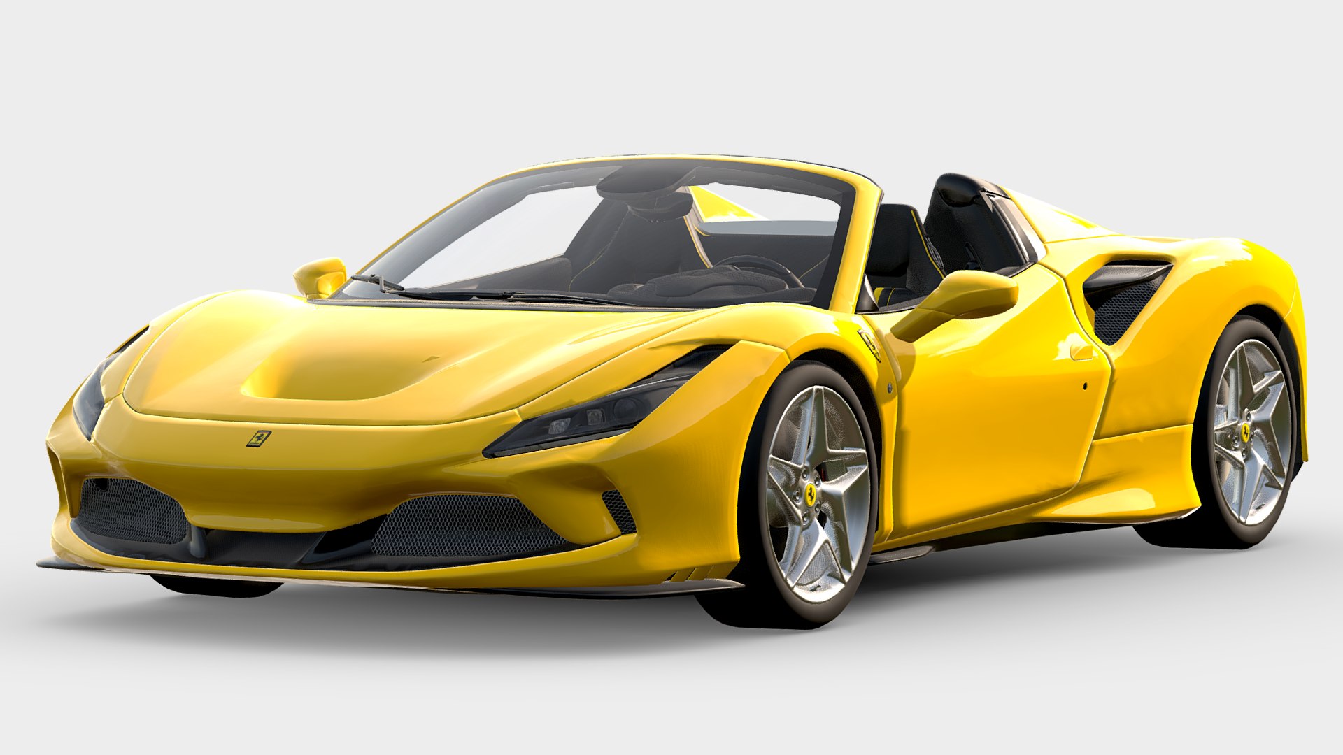 modelo 3d Ferrari F8 Spider - TurboSquid 2278283