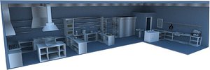 Animated Kitchen 3D Models For Download | TurboSquid