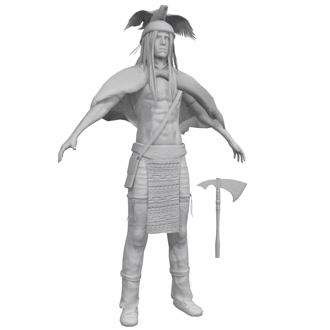 Native American 3D - TurboSquid 1258045