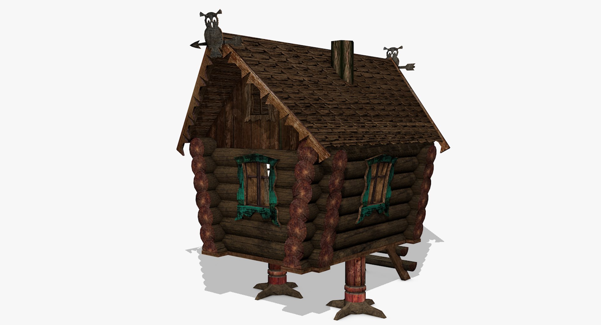 House Chicken Legs 3d Model