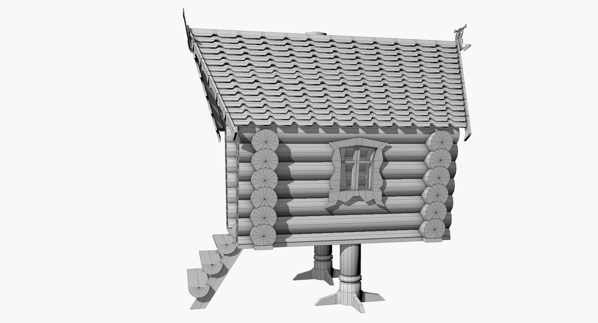 House Chicken Legs 3d Model