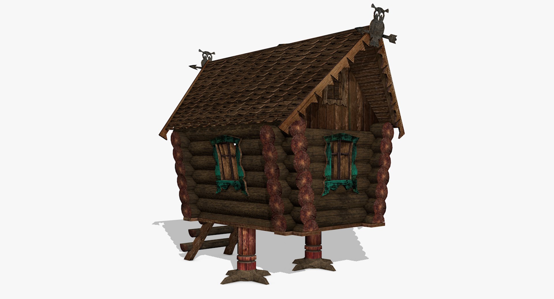 House Chicken Legs 3d Model
