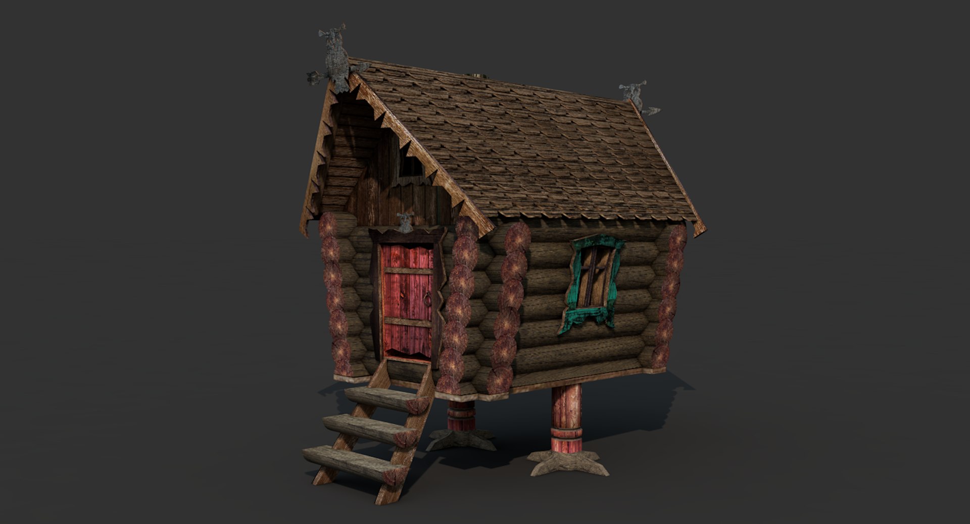 House Chicken Legs 3d Model