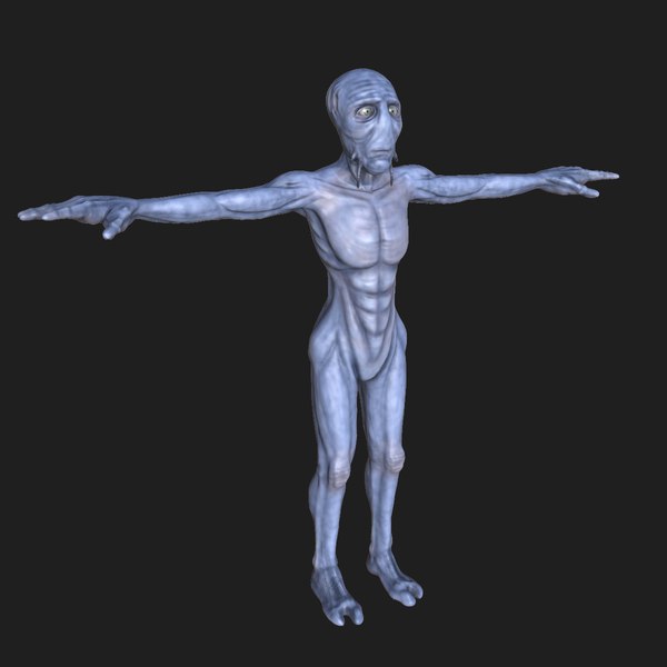 alien roswell 3d obj