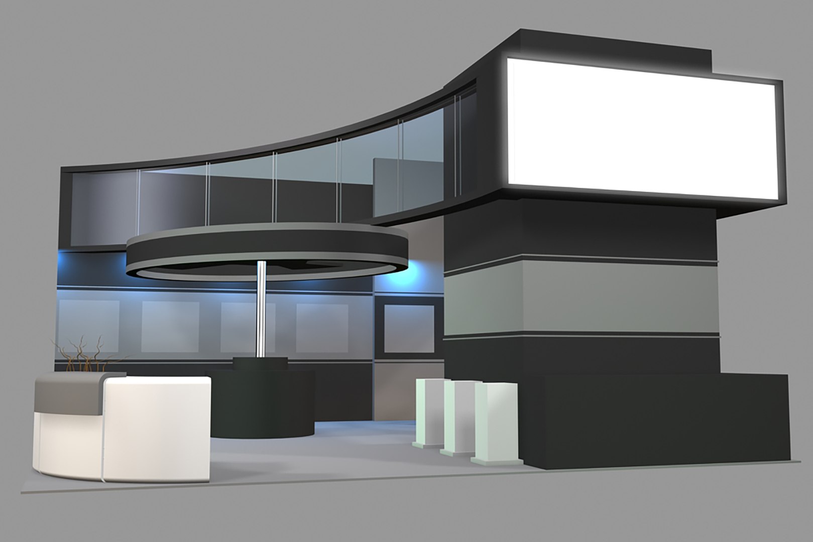 3D 6x6 booth creative - TurboSquid 1851007