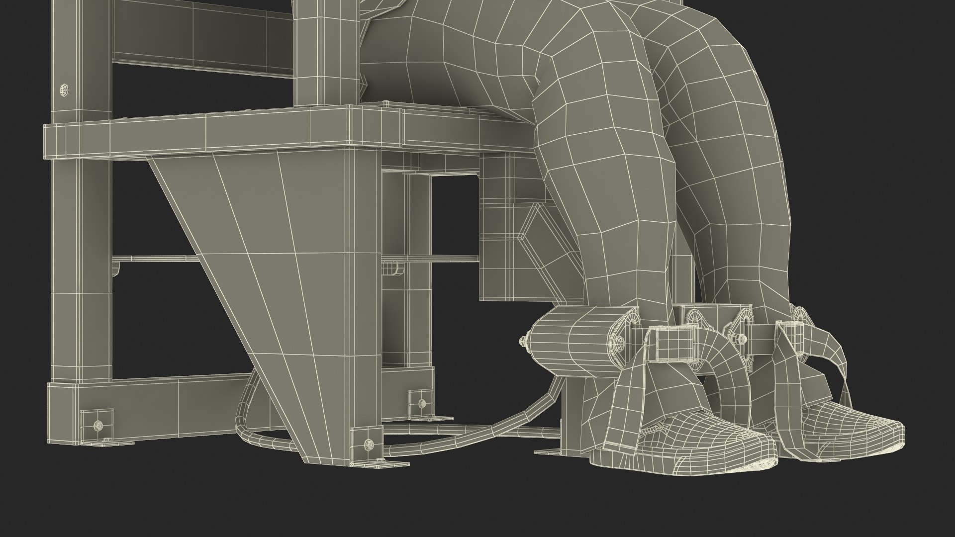 3D Asian Inmate On Electric Chair Model - TurboSquid 2374722