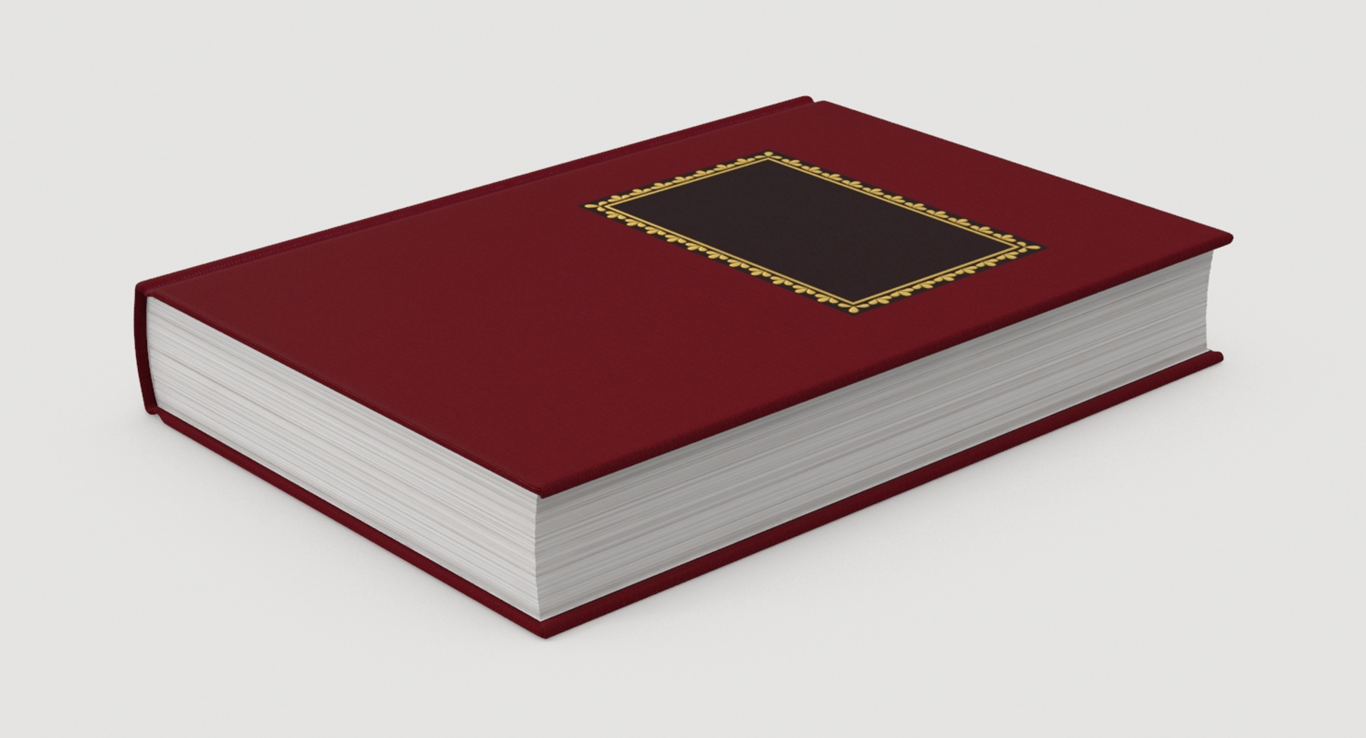 3d Model Book Poses Closed