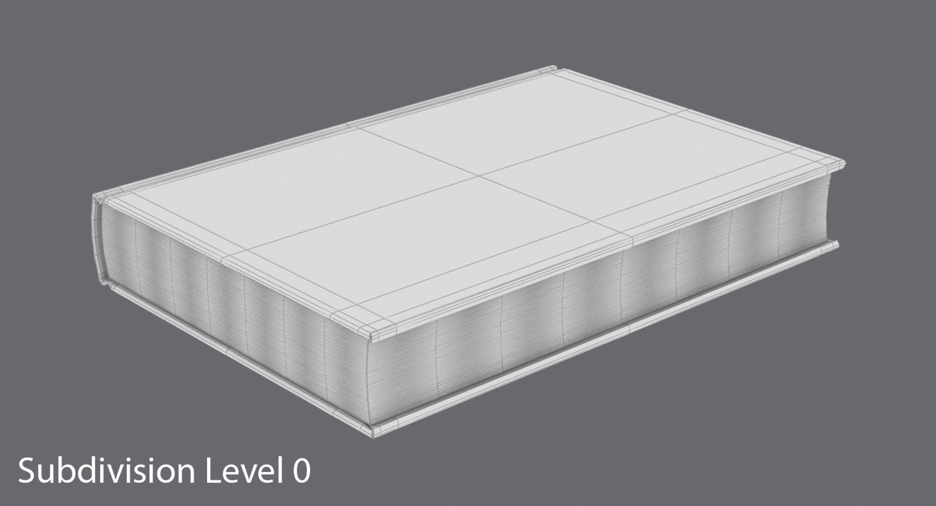 3d Model Book Poses Closed