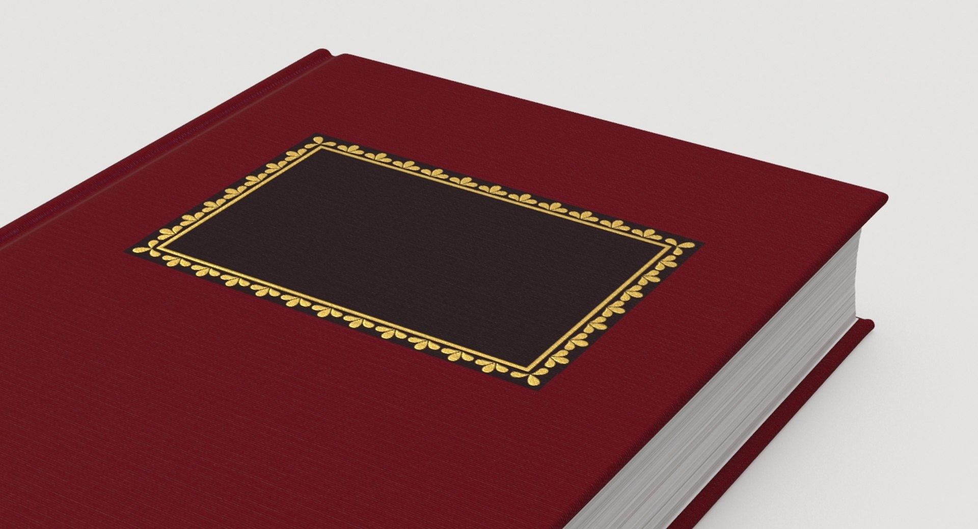 3d Model Book Poses Closed