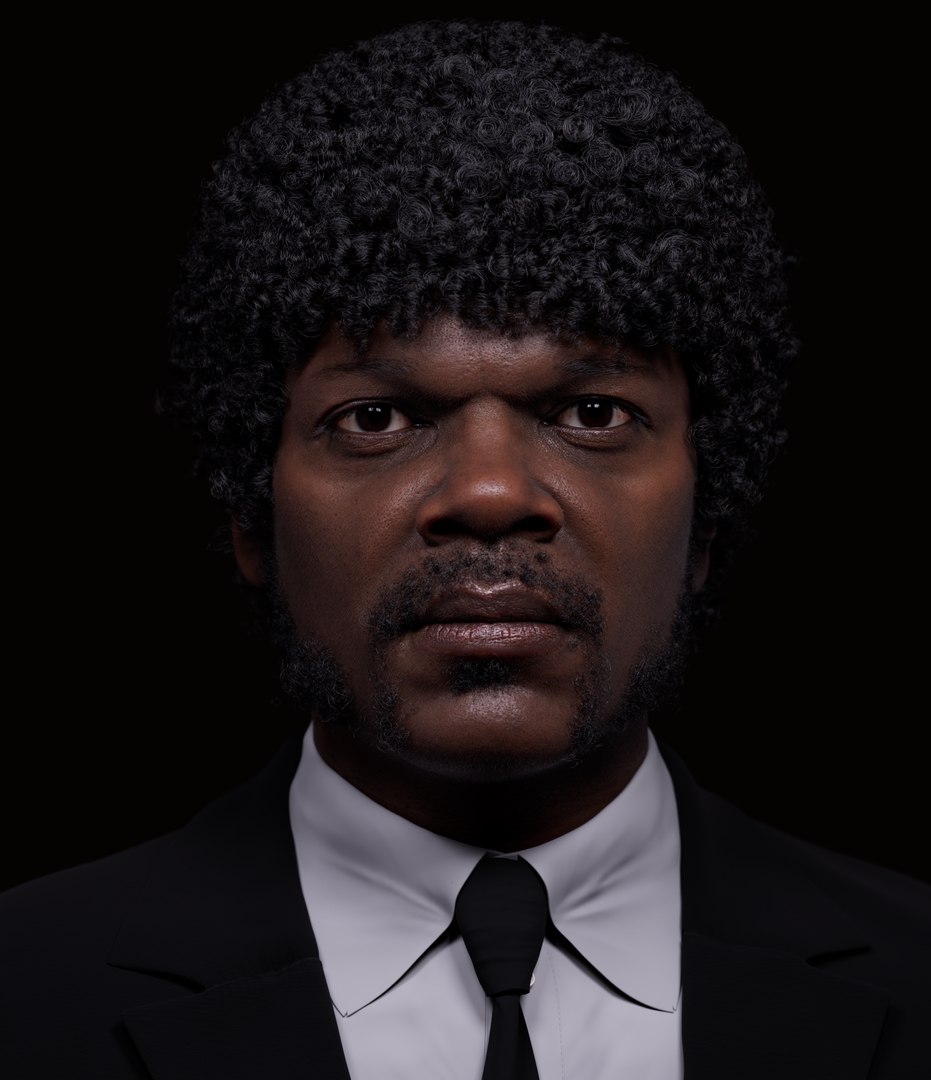 Samuel L Jackson Pulp Fiction 3D Model 3D Model - TurboSquid 2009643