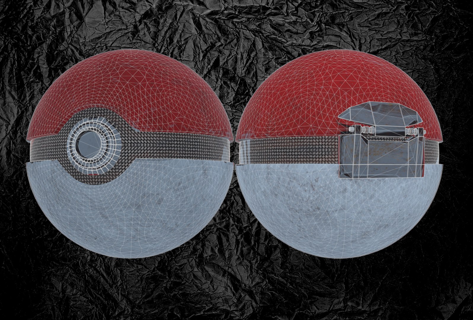 3D Model Pokeball Ball - TurboSquid 1417346