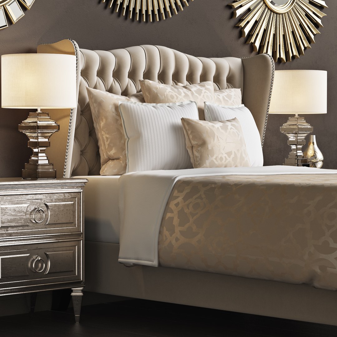 Zgallerie Jameson Bed - 3d Max