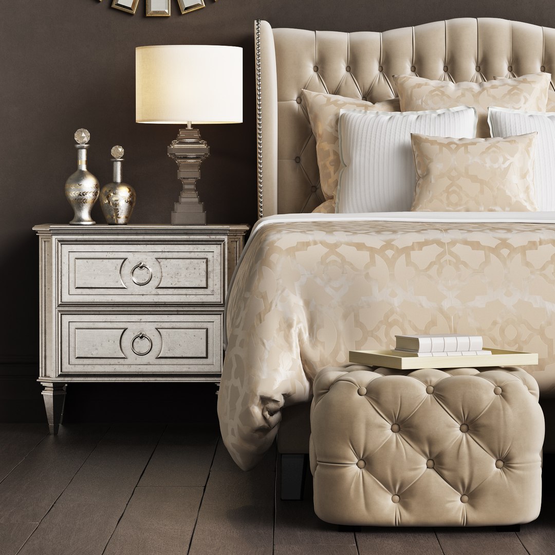 Zgallerie Jameson Bed - 3d Max