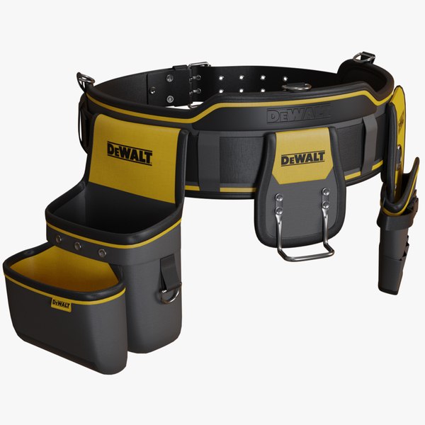 DeWalt Heavy Duty Multi-Purpose Tool Belt 3D - TurboSquid 1865262