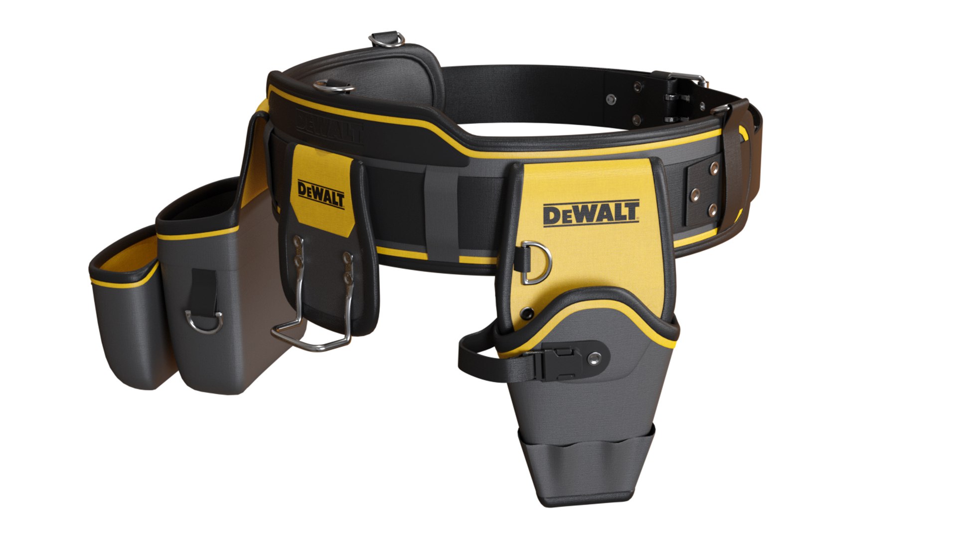 DeWalt Heavy Duty Multi-Purpose Tool Belt 3D - TurboSquid 1865262