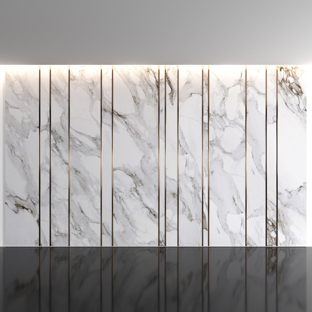 Wall Panels Marble 3D Model - TurboSquid 1504003