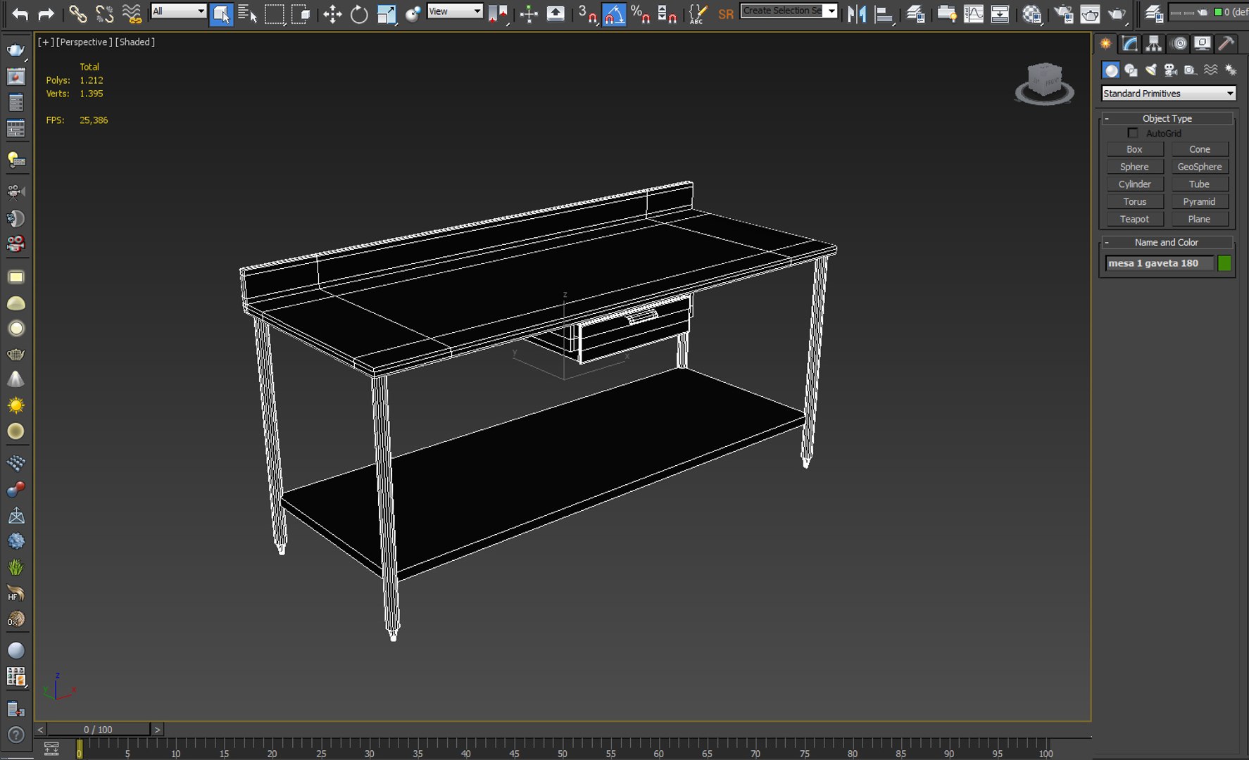 Table Work 3d Model
