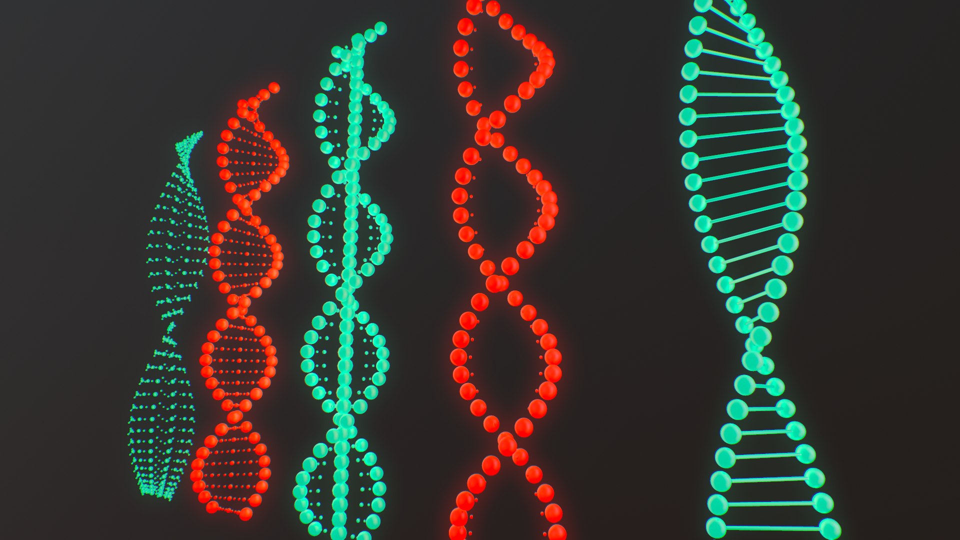 Dna Types 3D Model - TurboSquid 1659457