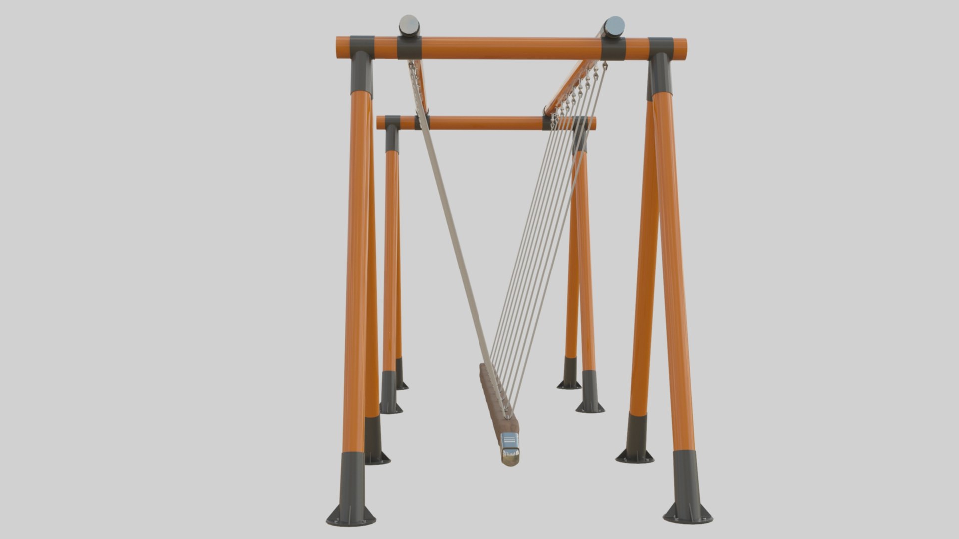 3D model Playground Goliath Rope Wood Swing - 01 - TurboSquid 2017190