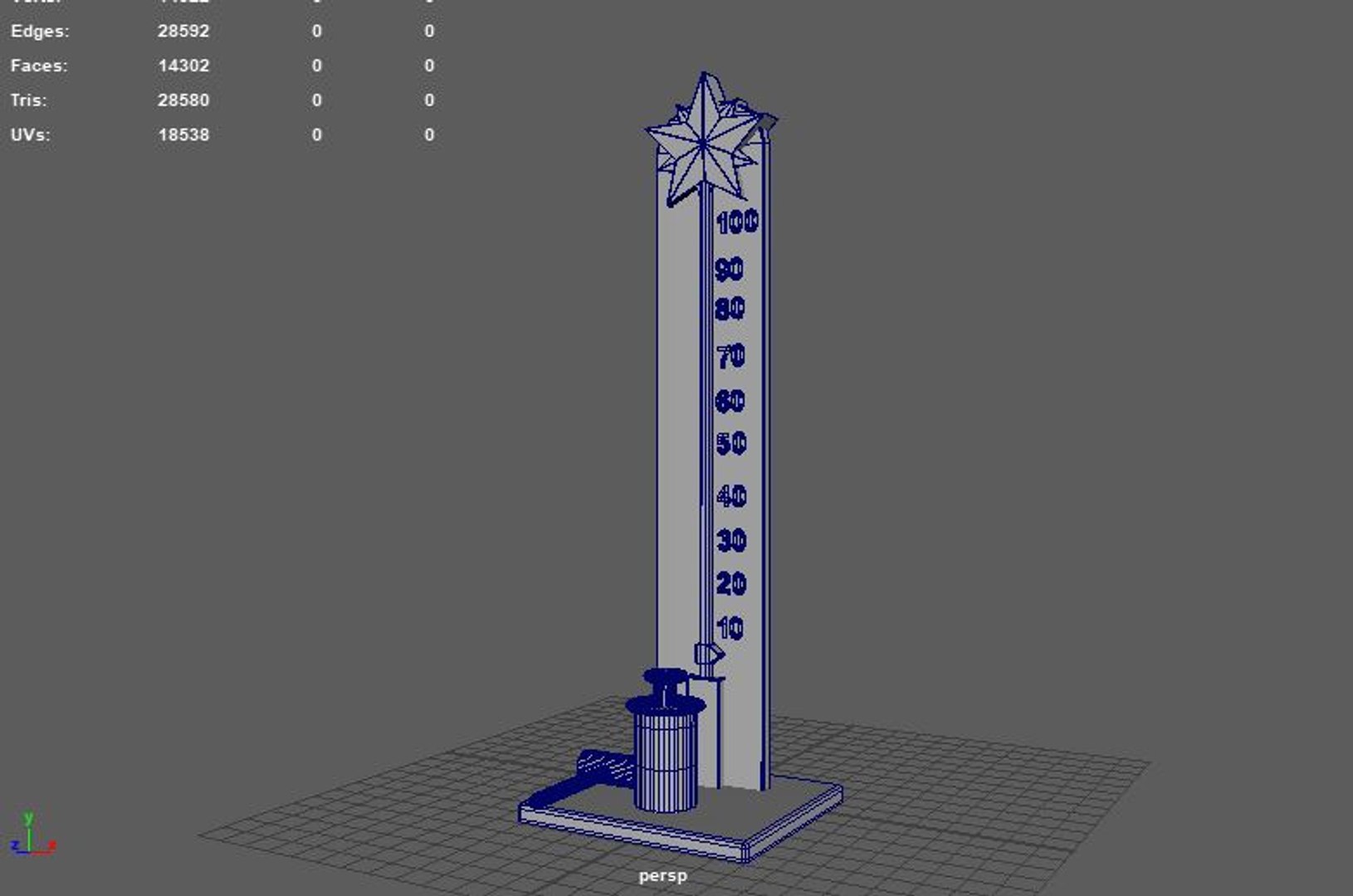 High Striker 3D Model 3D - TurboSquid 2340956