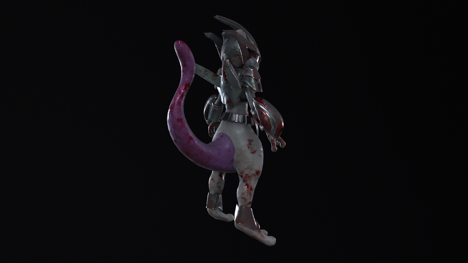 3D Model Mewtwo - TurboSquid 2343882