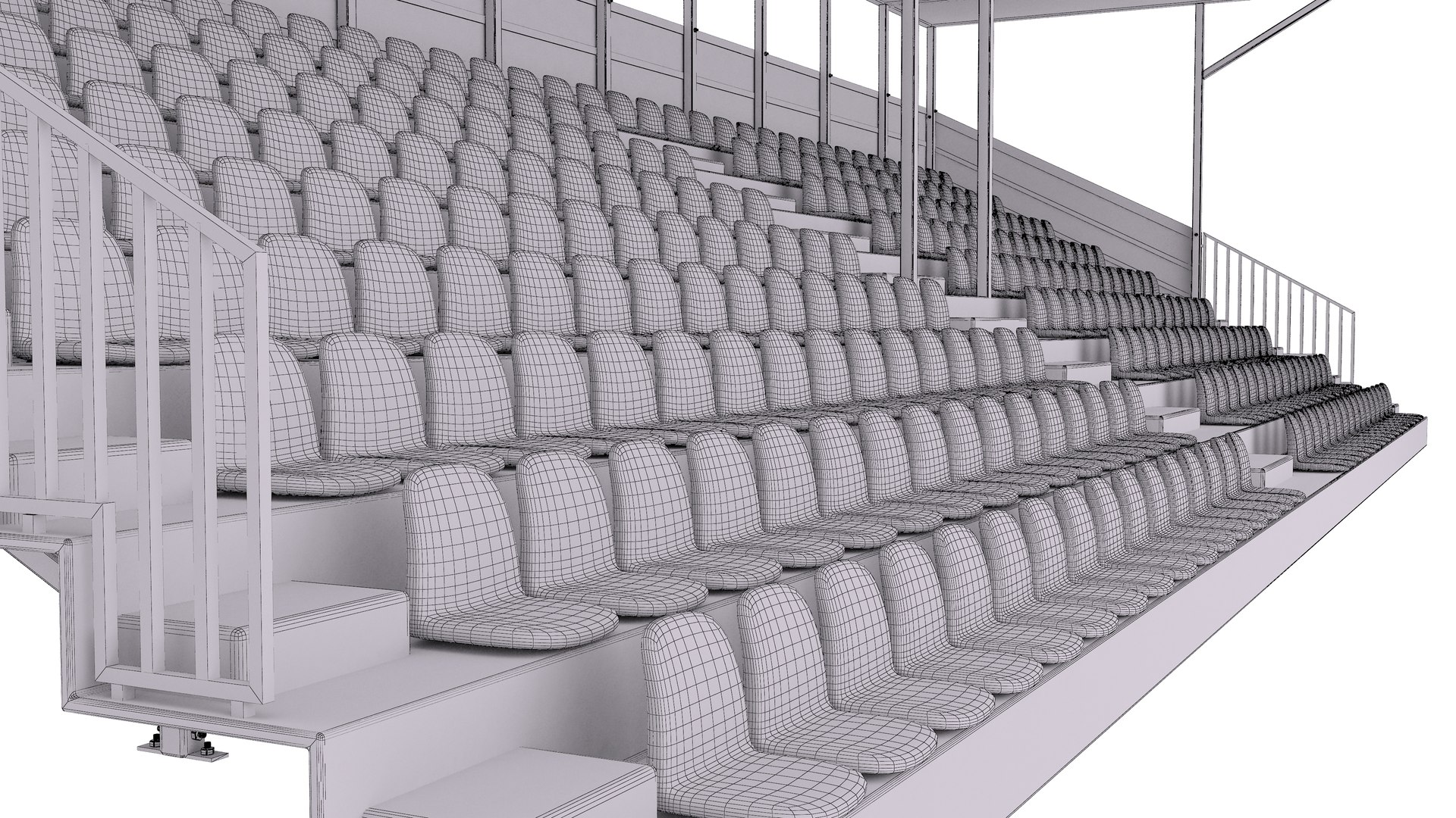 3D Bleachers Collection 2 - TurboSquid 2086099