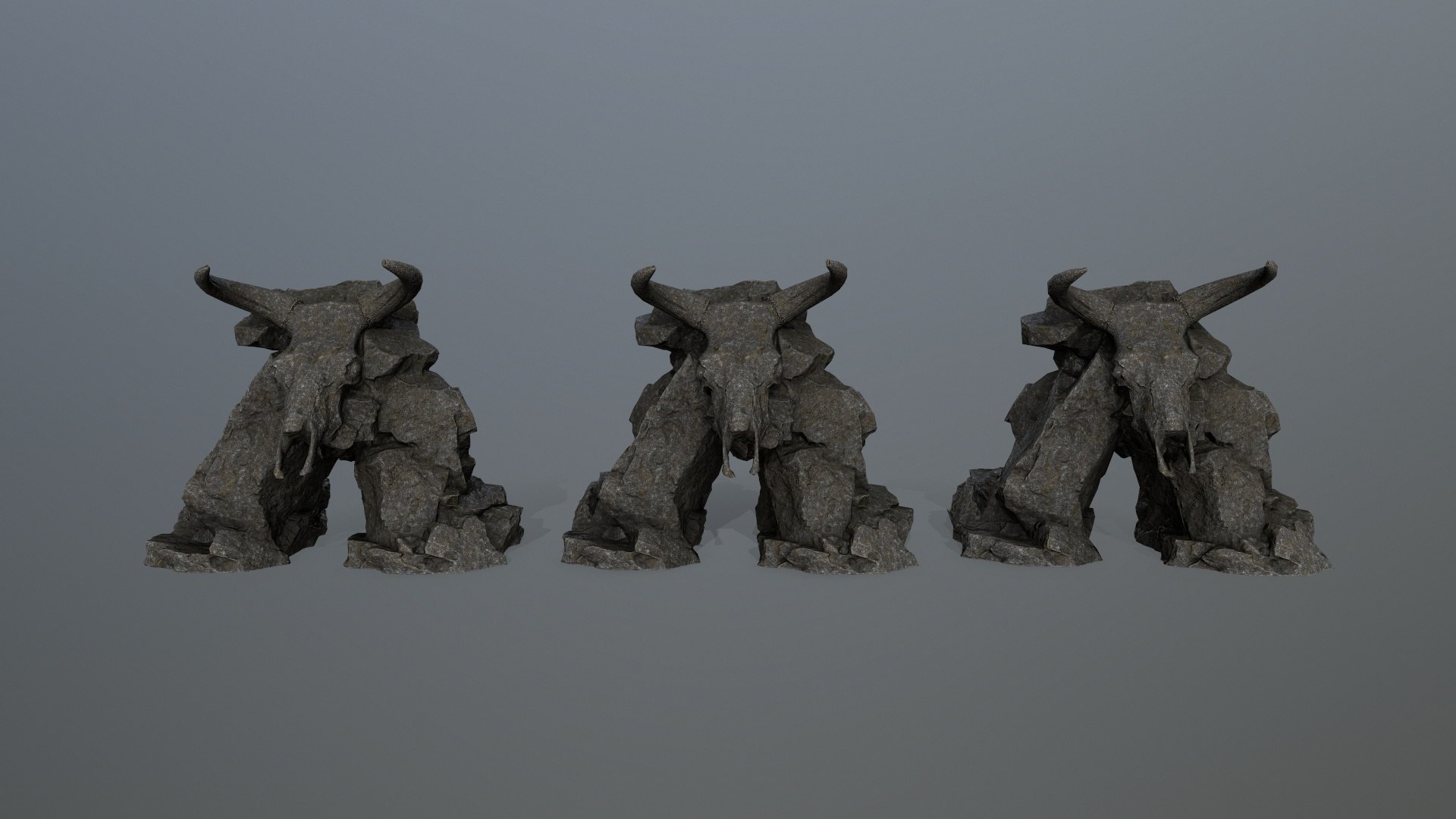 3D skull gate - TurboSquid 1965332