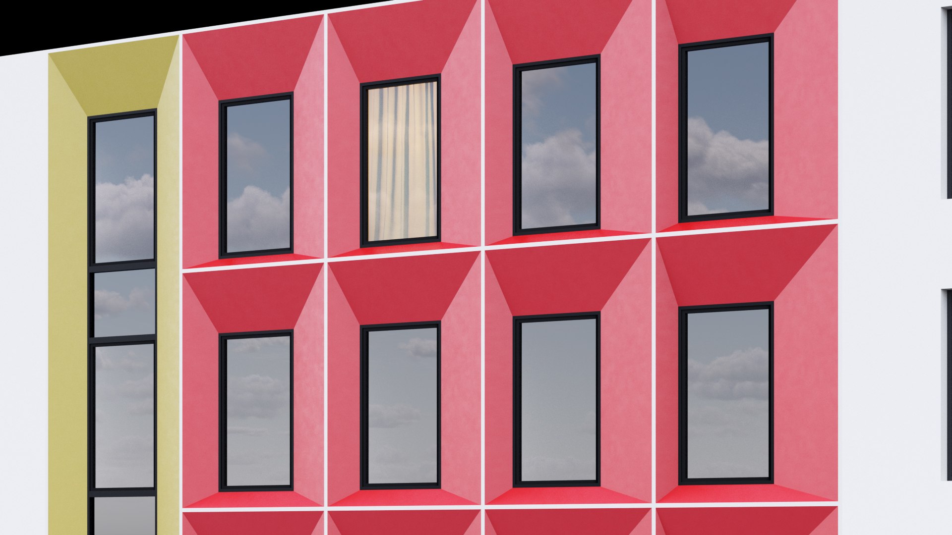 3D Model Modern Building Fasade 5 - TurboSquid 2290136