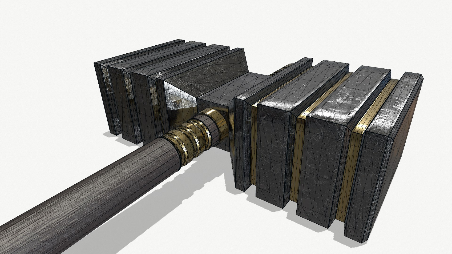 Battle hammer 3D - TurboSquid 2051718