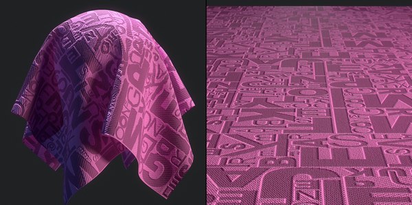 Texture fashion designer clothes