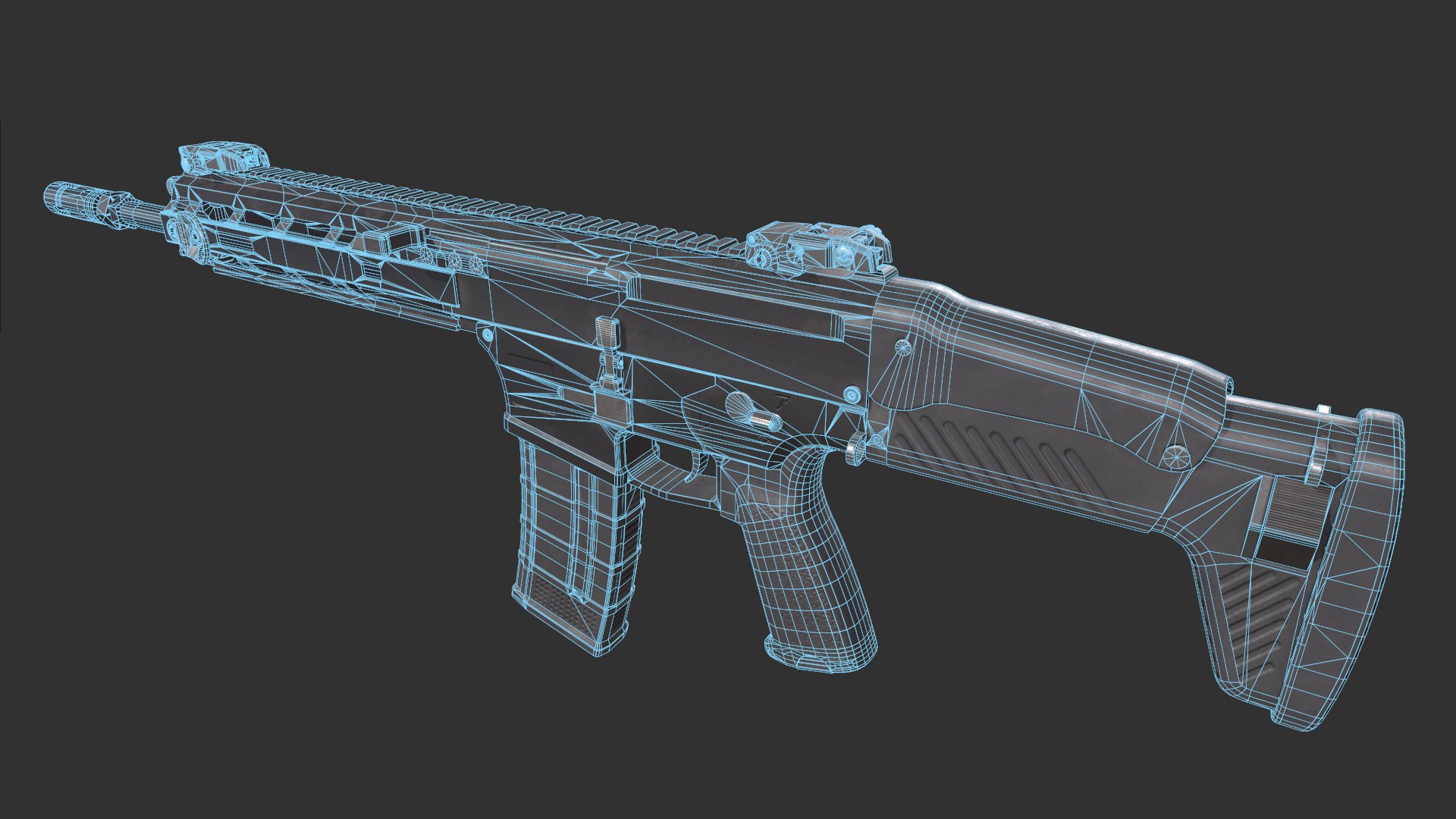 3D Howa Type 20 Rifle - TurboSquid 2053153