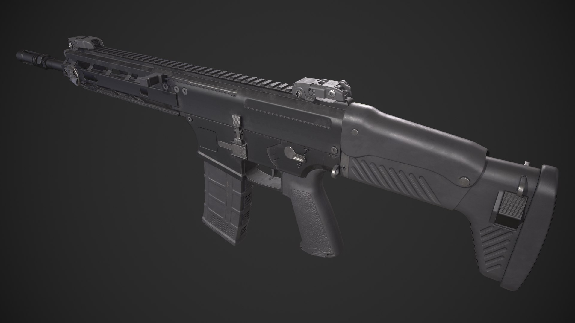 3D Howa Type 20 Rifle - TurboSquid 2053153