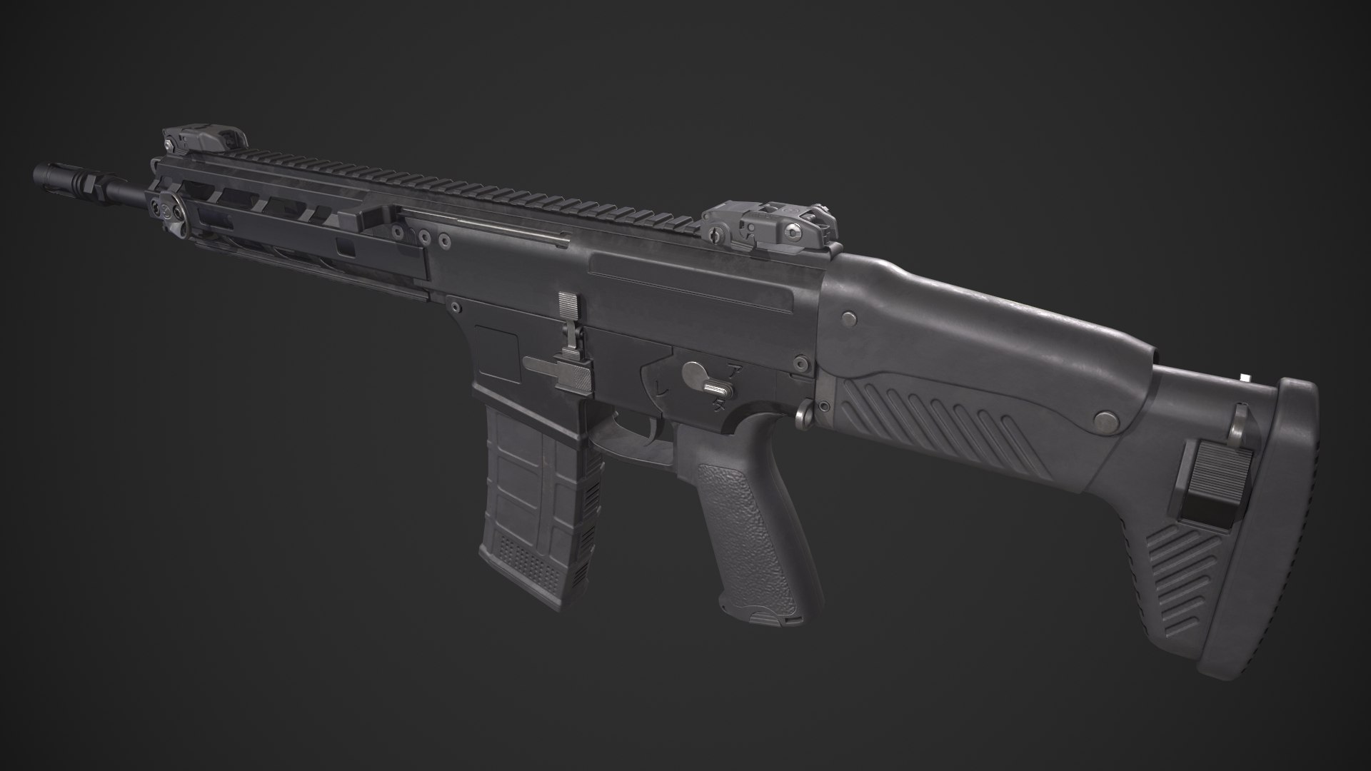 3D Howa Type 20 Rifle - TurboSquid 2053153