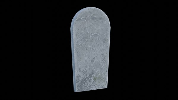 Low Poly Tombstone Pack 8K and 4K Textures Included 3D model ...