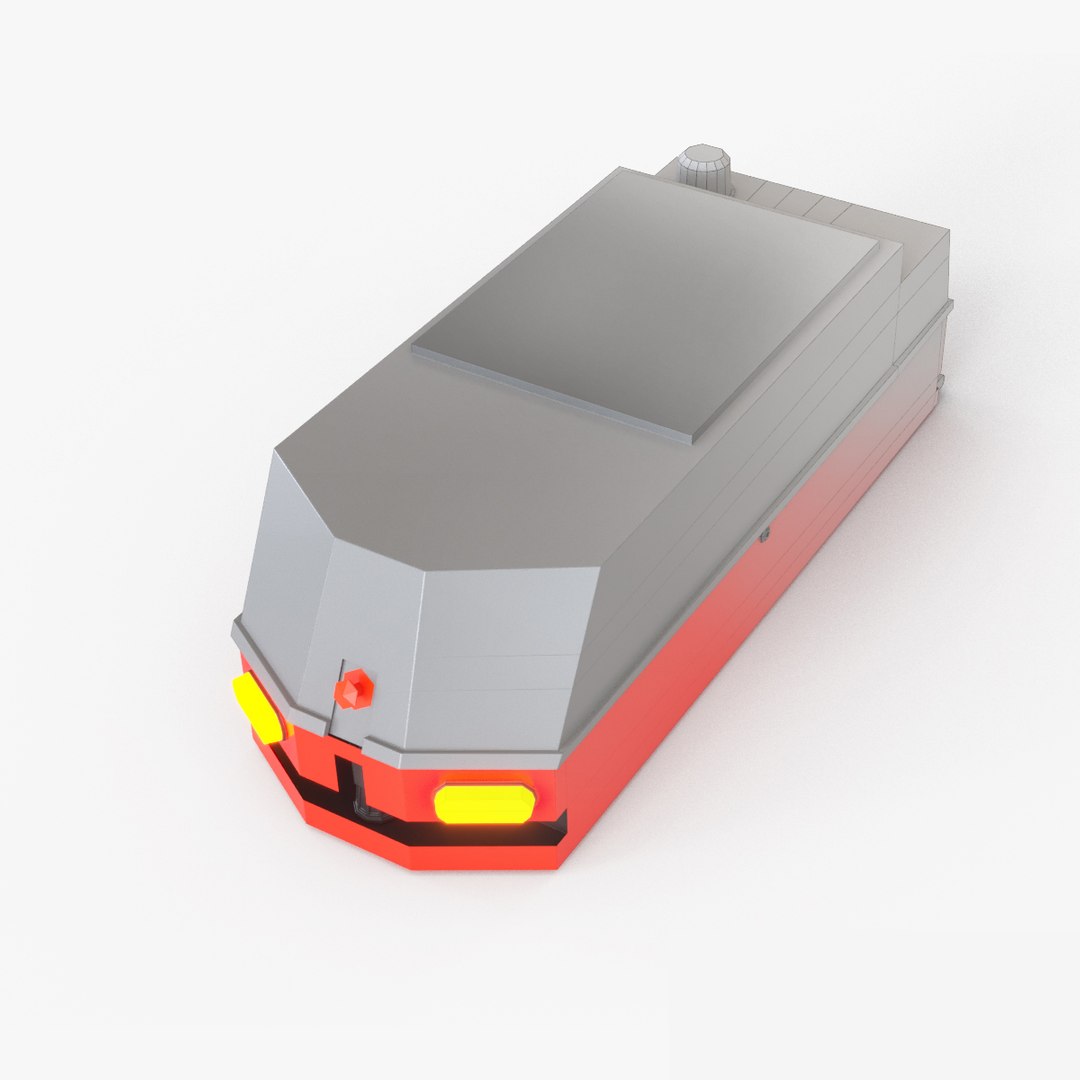 3D AGV X01 Low Poly Mobile Transport Model - TurboSquid 1977861