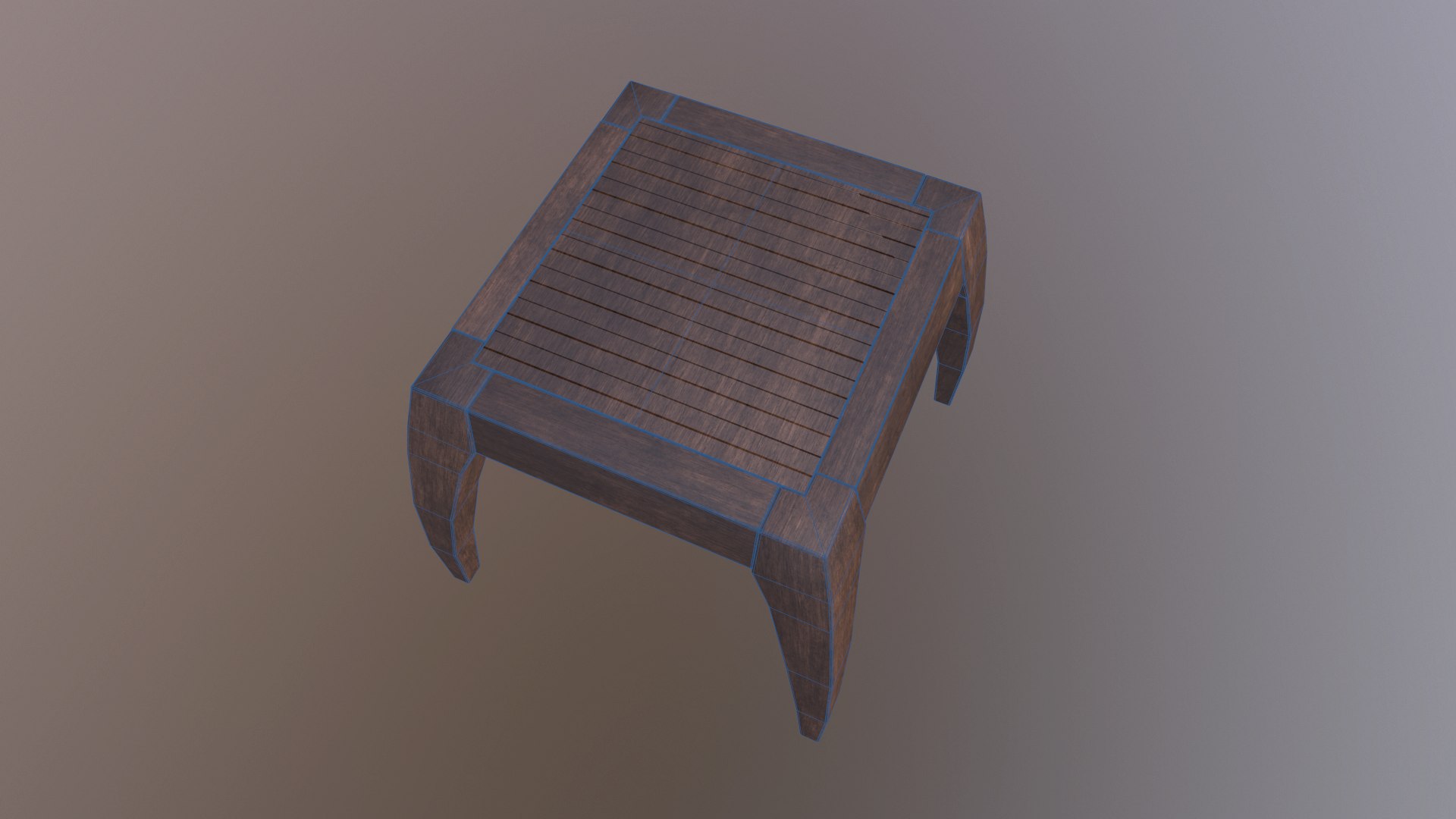 3d model table pbr vr