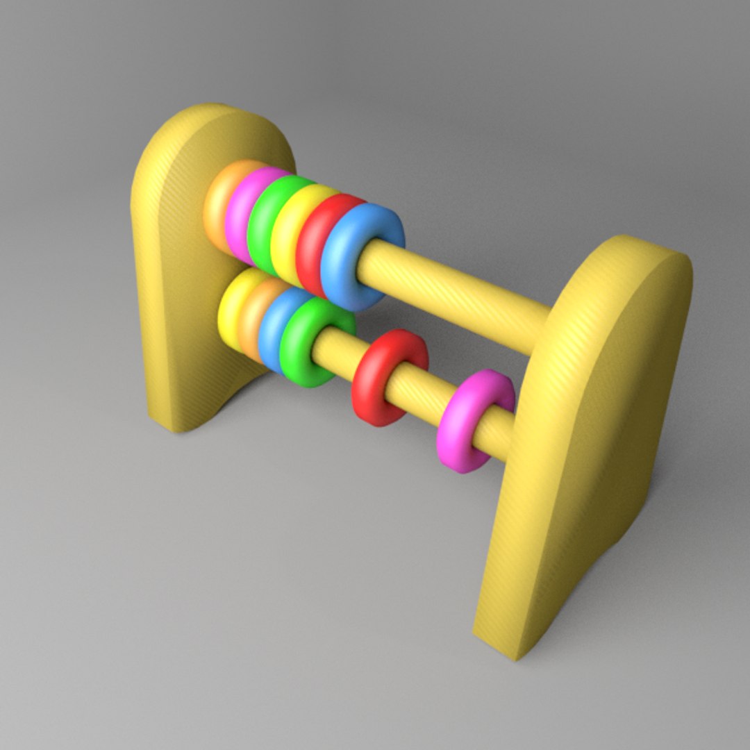 3D toddler toy - counting - TurboSquid 1582416