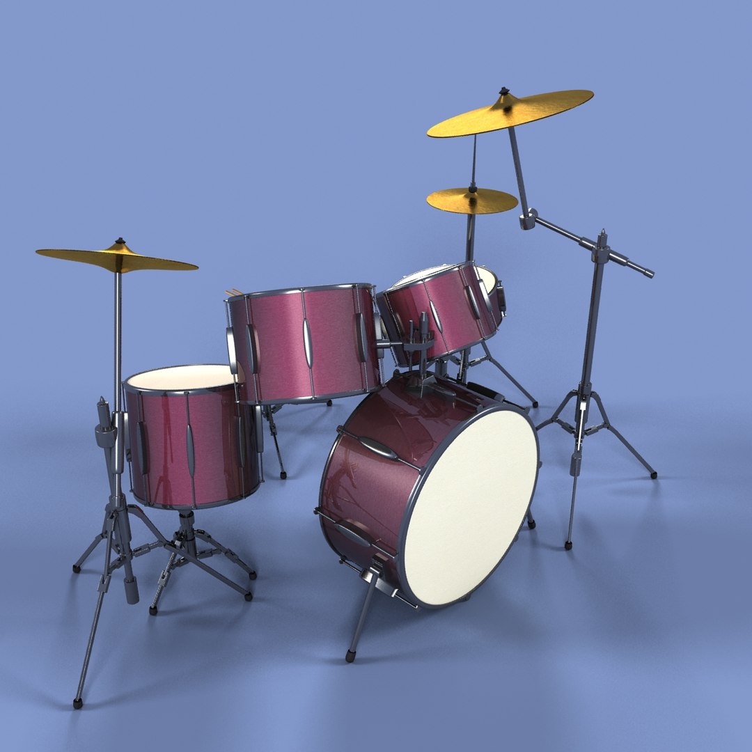 3d Drums Set