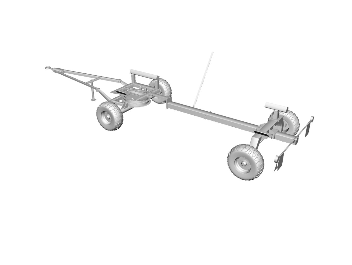 cutter trailer 3d model