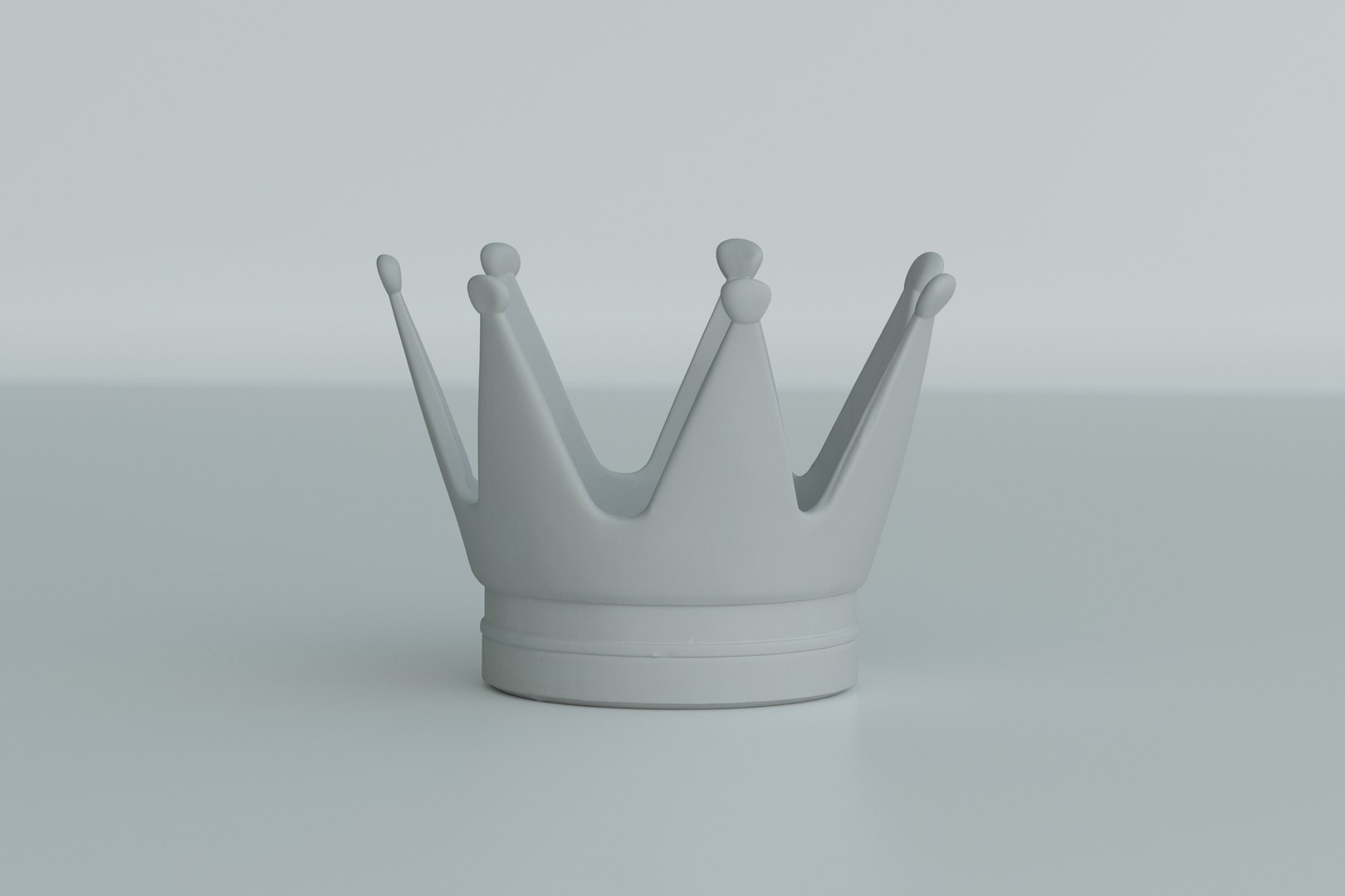 3D Rounded Crown Print Model - TurboSquid 2383186