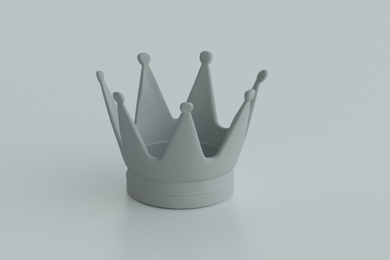 3D Rounded Crown Print Model - TurboSquid 2383186