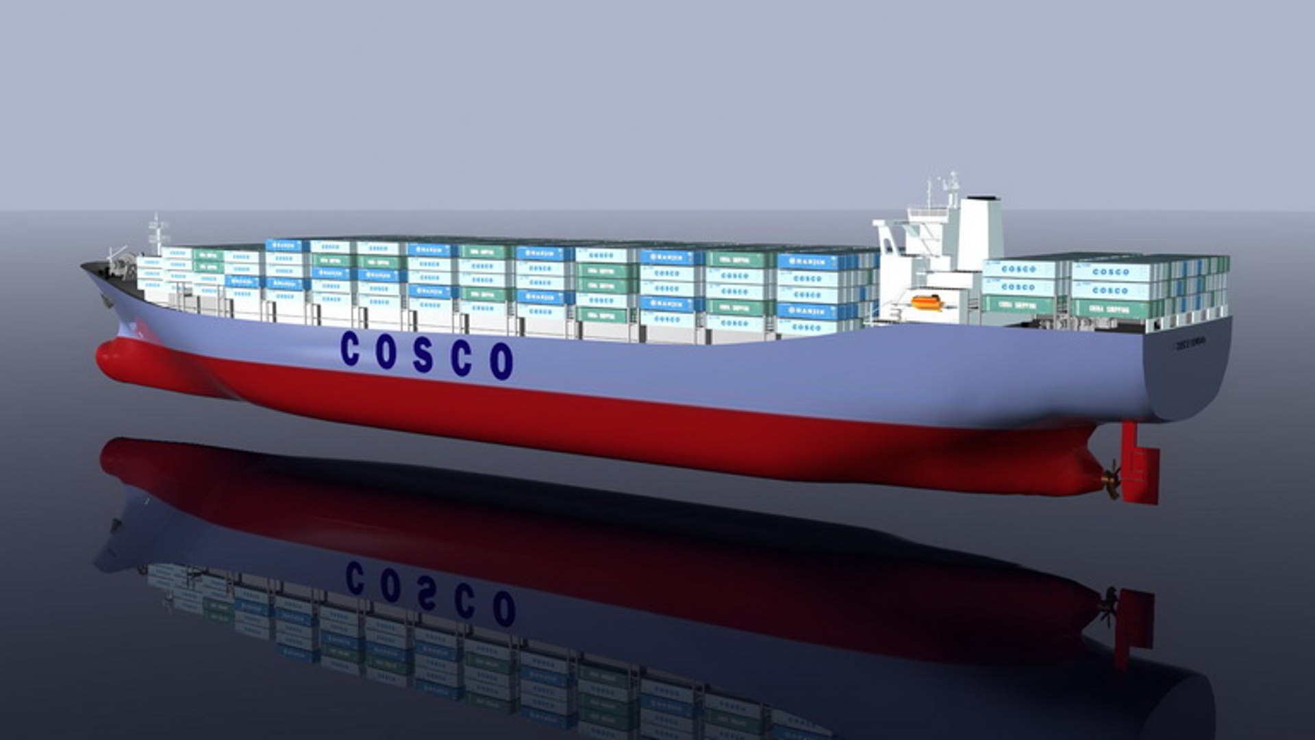 3d Model Of Cosco Yantian